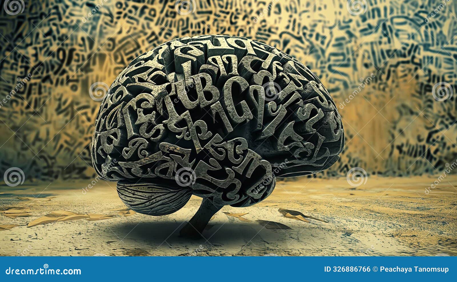 A Human Brain Constructed Entirely from Letters of the Alphabet and ...