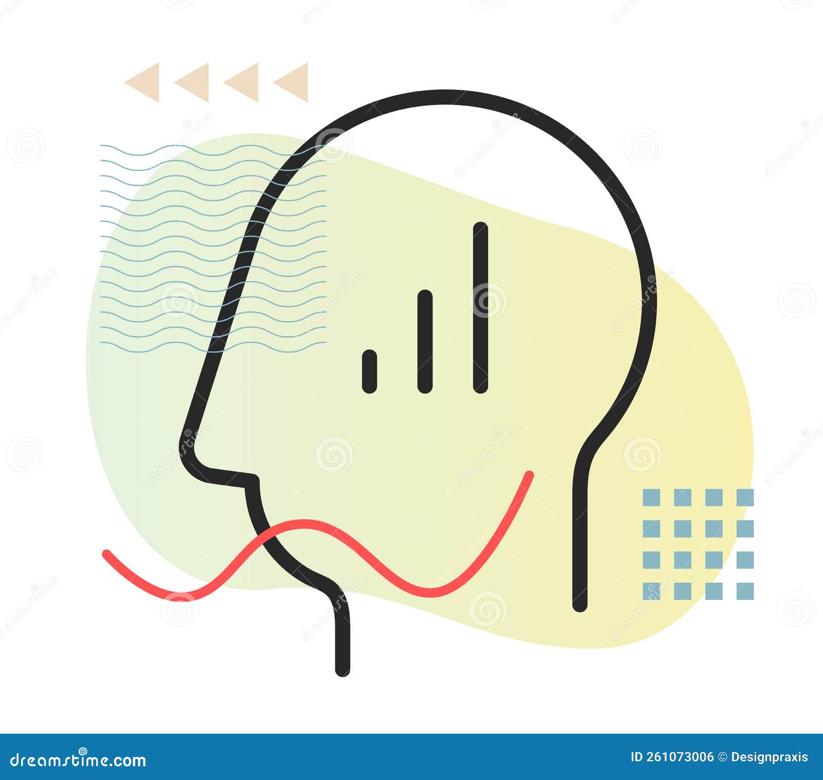 Human Brain - Data Analytics - Icon Stock Vector - Illustration of ...