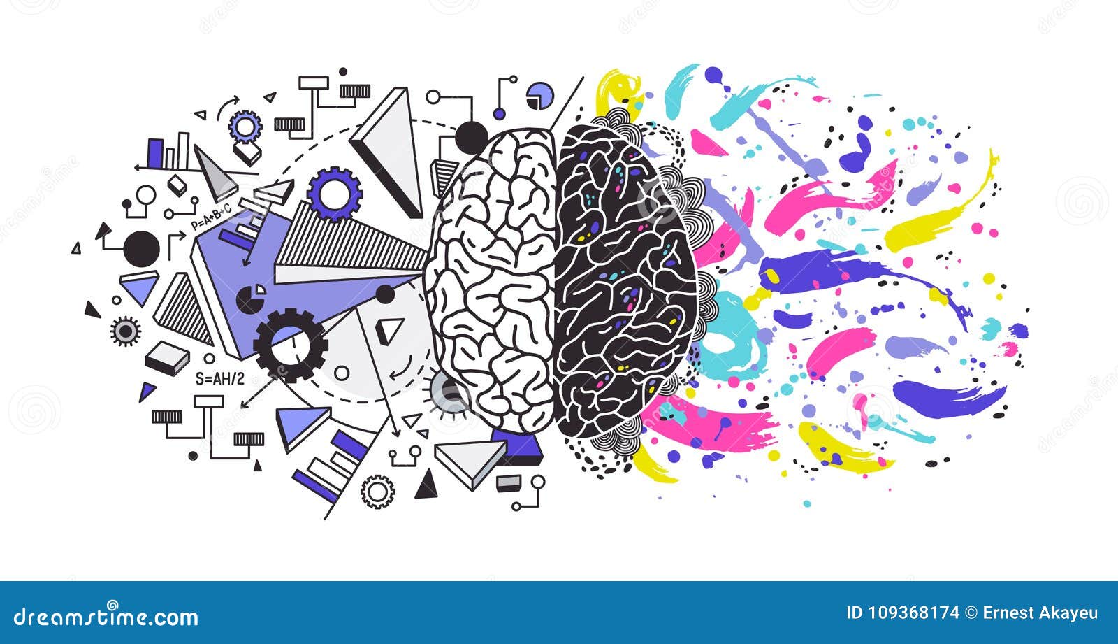 Creativity Cerebral Hemisphere Concept Royalty-Free Stock Image ...