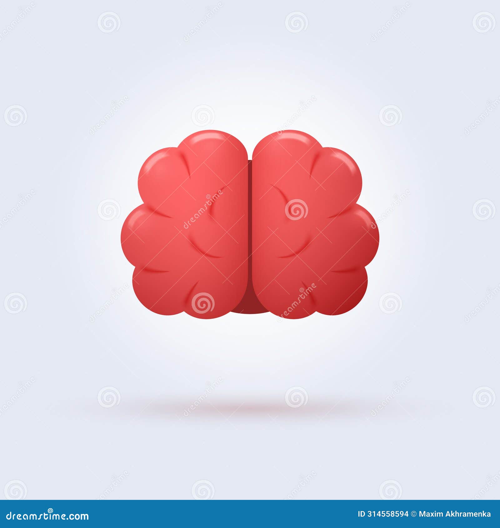 Human brain front view. stock vector. Illustration of creativity ... Human brain front view. stock vector. Illustration of creativity ...