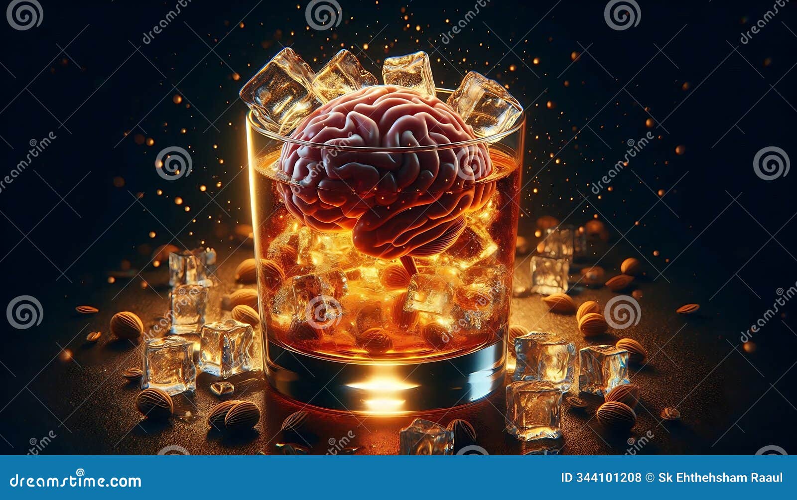 The Human Brain in a Glass of Alcohol. Bad Effects of Alcohol on the ...