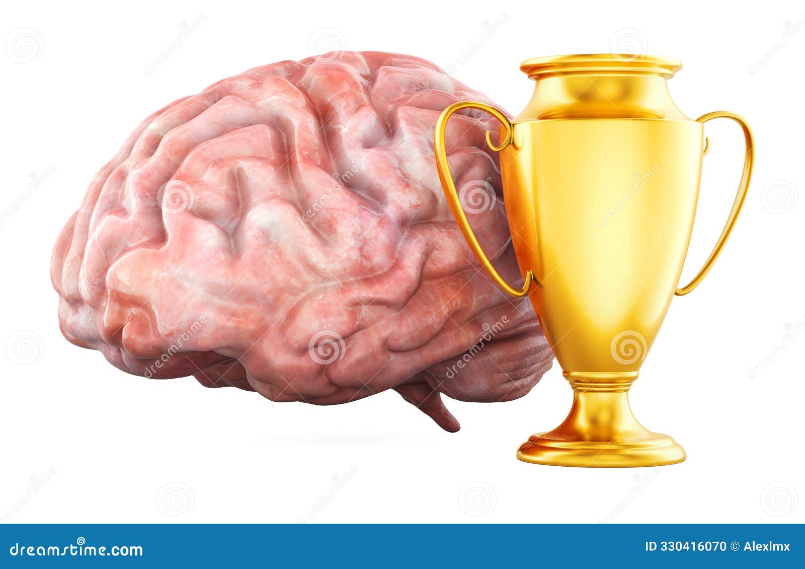 The Trophy In The Human Head. People Have Ideas That Will Overcome ...