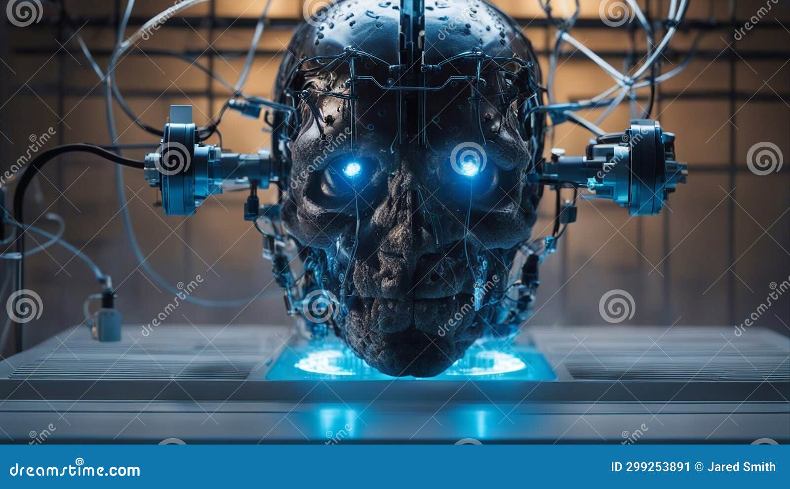 Evil Ai Artificial Intelligence Human Shape Challenging Human ...