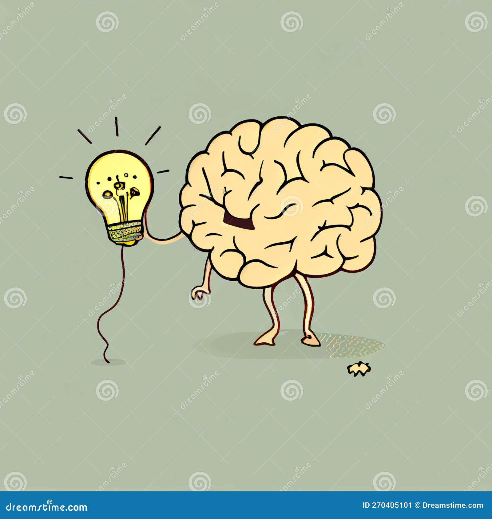 Human Brain Idea Activity Impulse and Anatomy Stock Illustration ... Human Brain Idea Activity Impulse and Anatomy Stock Illustration ...