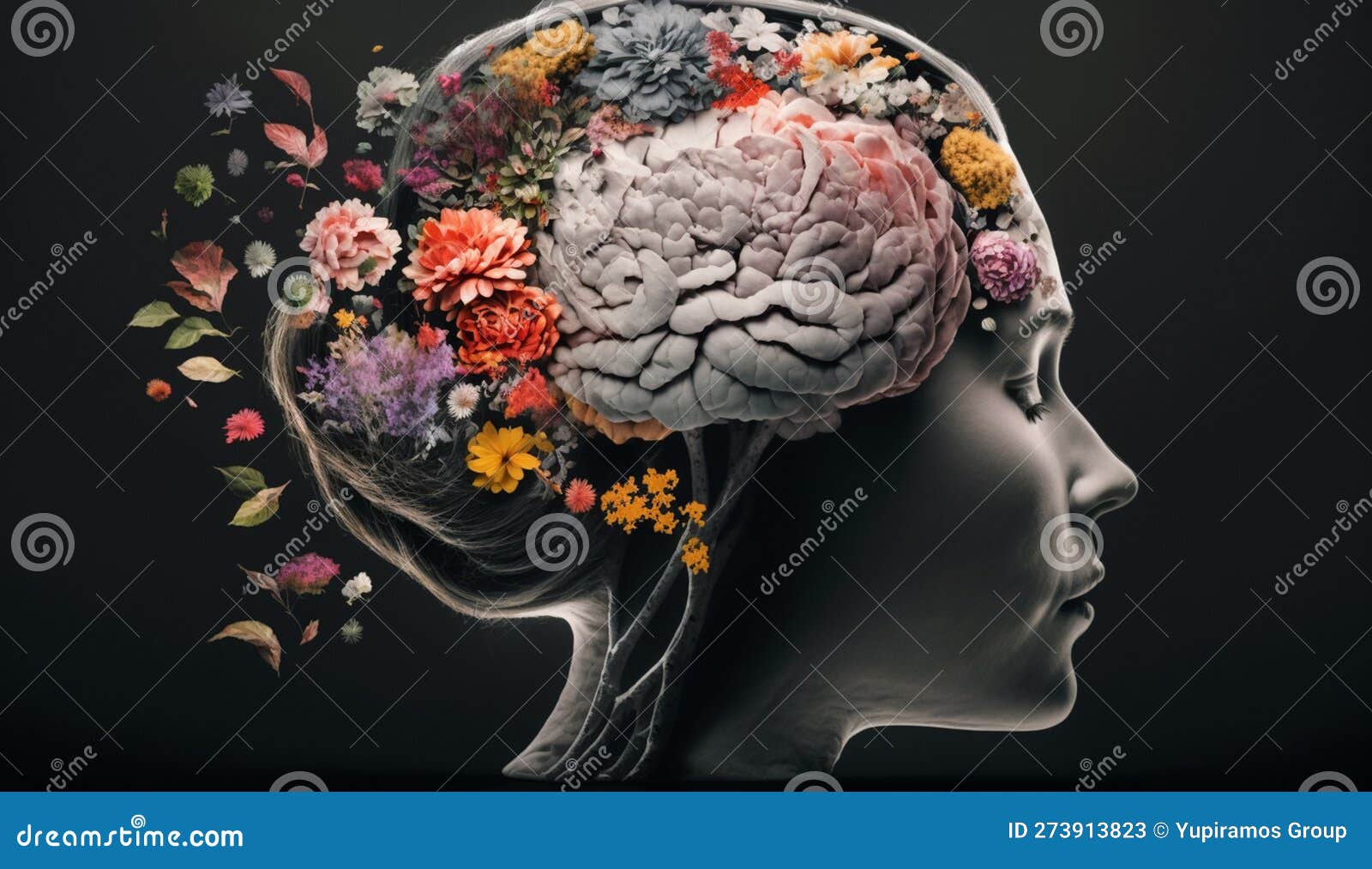 Human Brain Ideas Science Creativity Imagination Abstract Intelligence ...