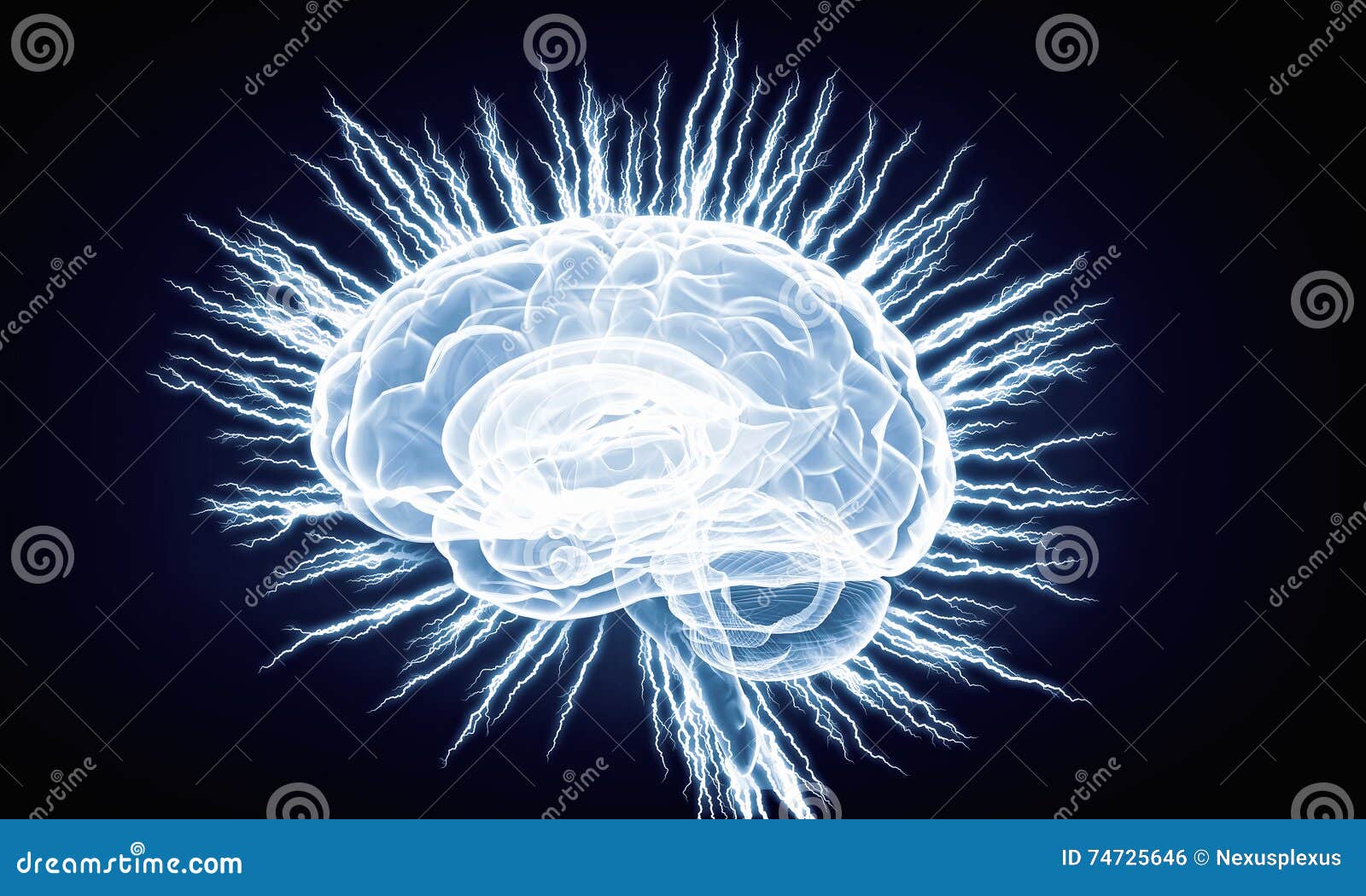 Human Brain Impulse Mixed Media Photos - Free & Royalty-Free Stock ...