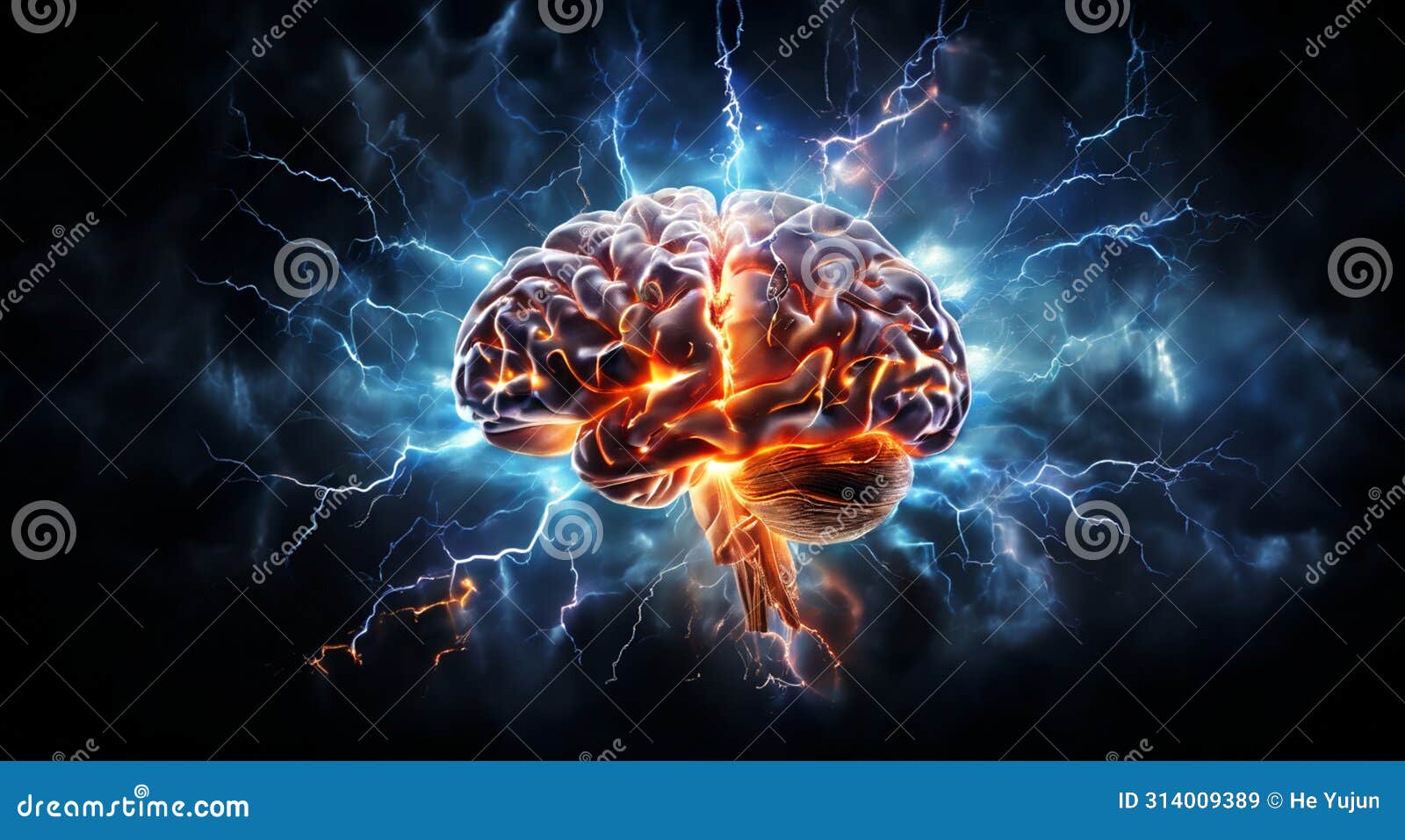 Shiny Brain Royalty-Free Illustration | CartoonDealer.com #75931530