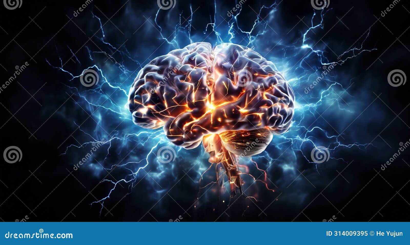 Shiny Brain Royalty-Free Illustration | CartoonDealer.com #75931530