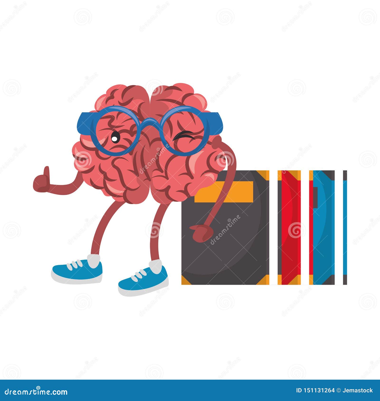 Human Brain Intelligence and Creativity Cartoons Stock Vector ...