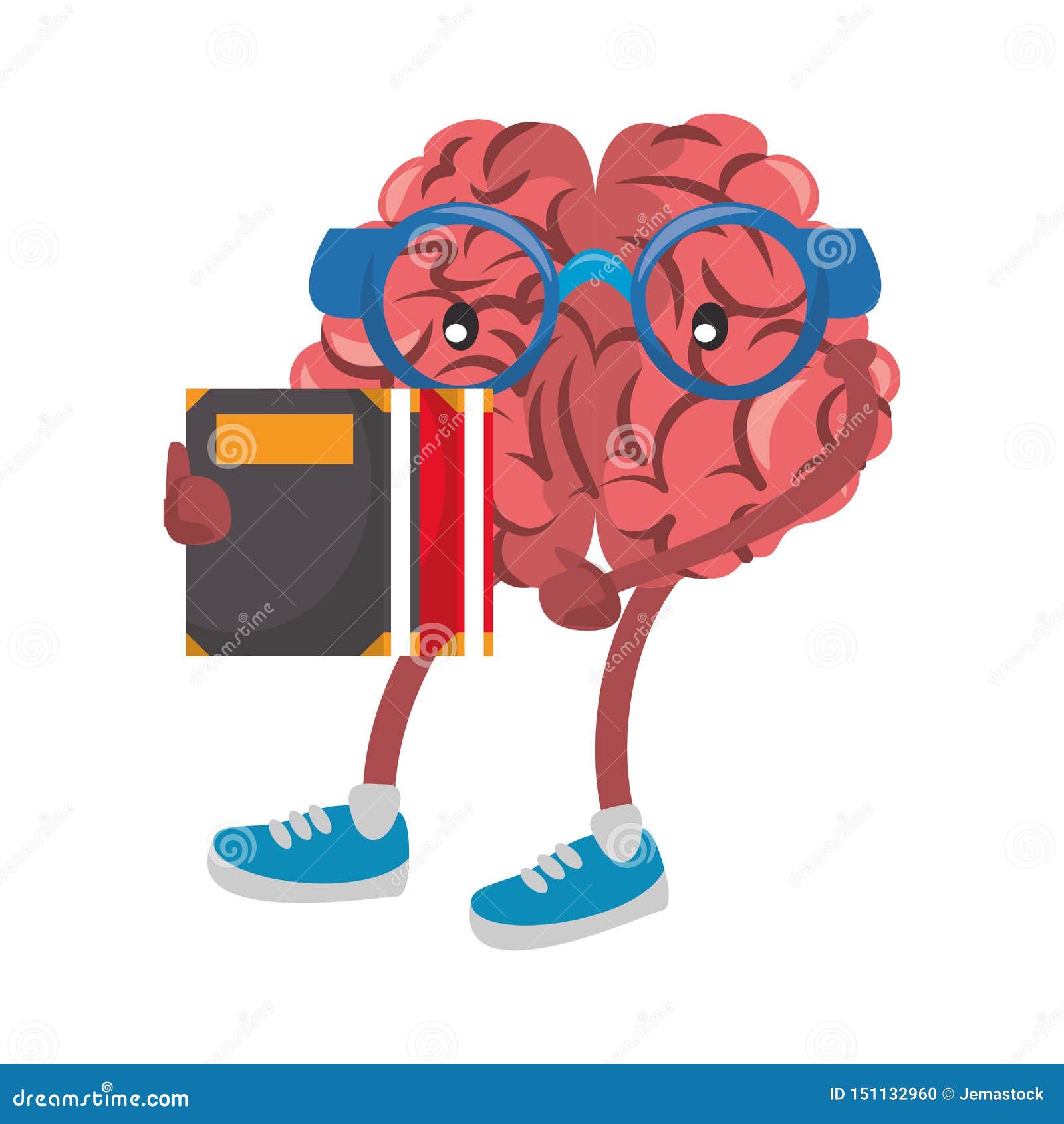 Human Brain Intelligence and Creativity Cartoons Stock Vector ...