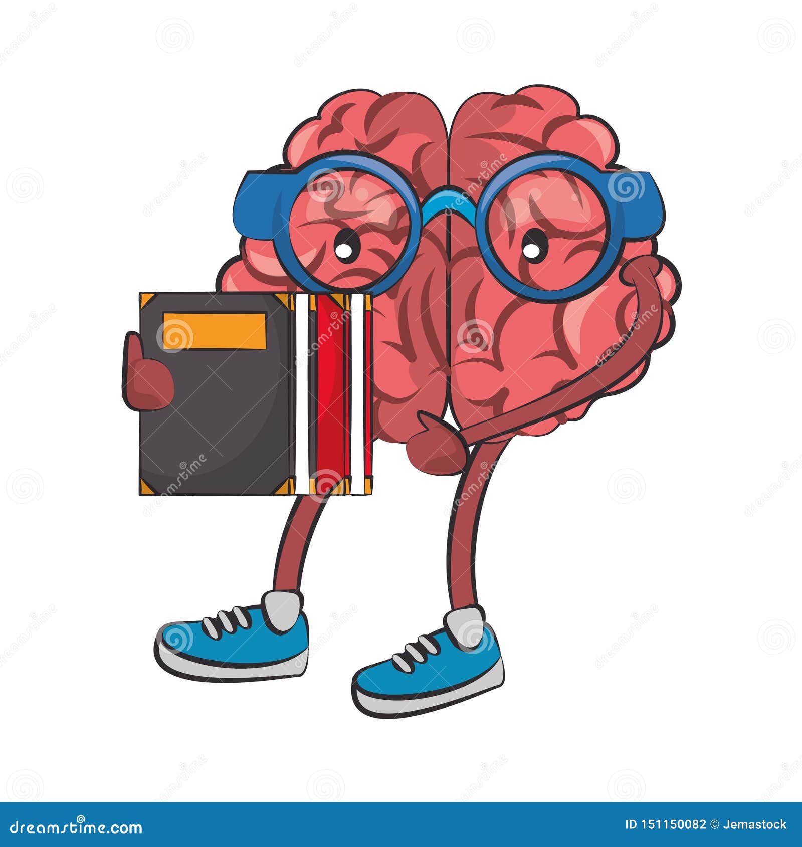 Human Brain Intelligence and Creativity Cartoons Stock Vector ...