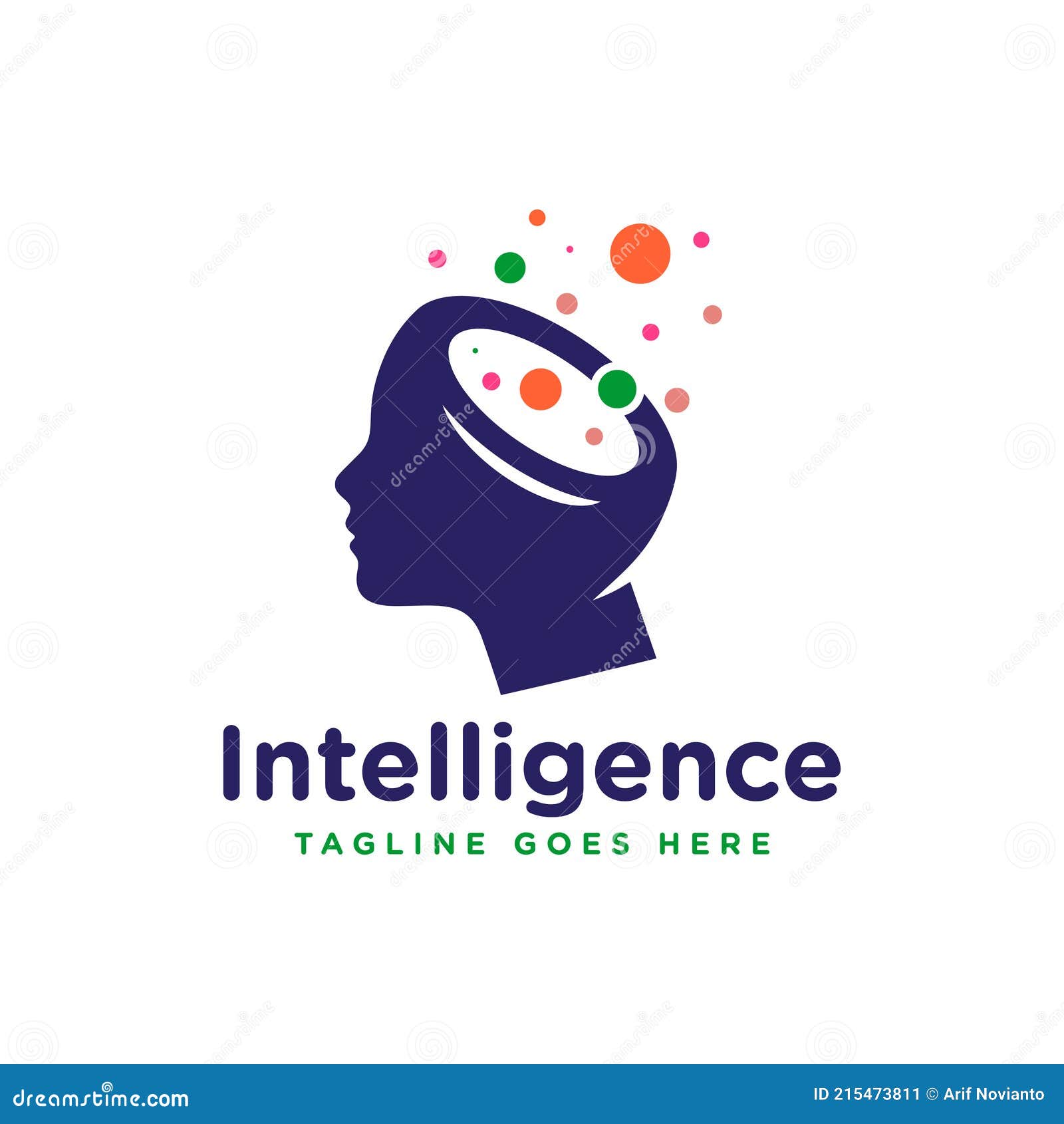 Human Brain Intelligence Logo Stock Vector - Illustration of logotype ...