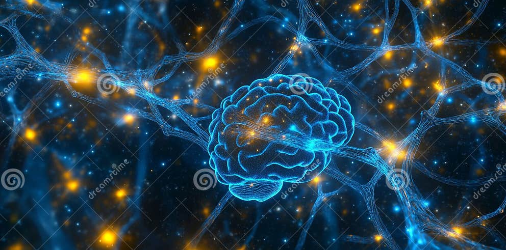 The Human Brain, with Its Intricate Neuro System, Symbolizes Mind ...