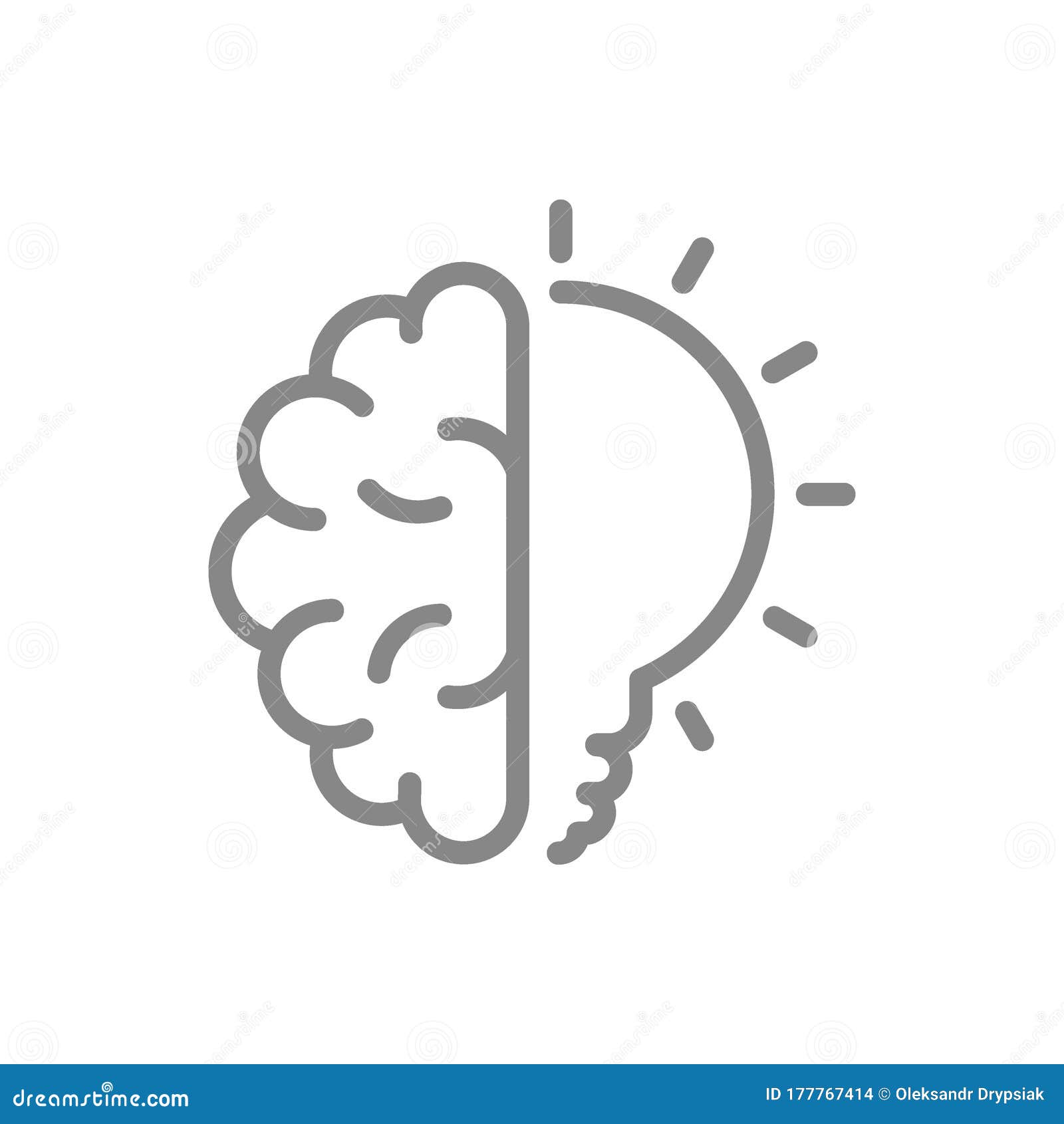 Thinking Symbol Polygons Design In Light Bulb Shape , Eco Concept ...