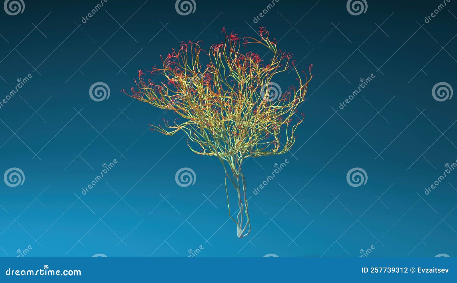 Human Brain Made Out of Lines. Brain Medical Concept Stock Illustration ...