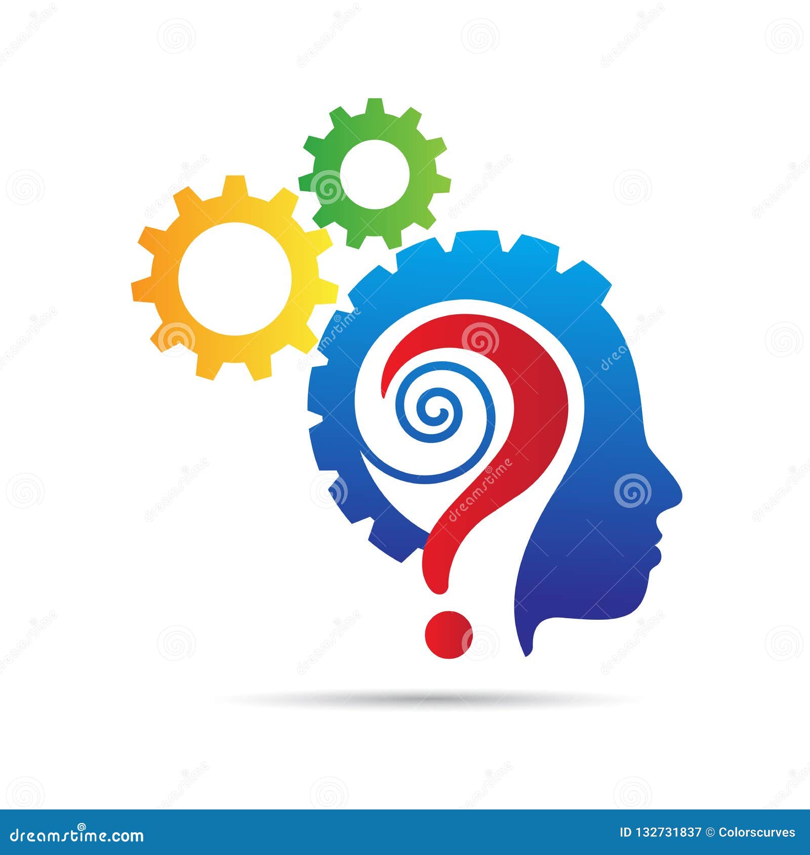 Thinking Brain Question Mark