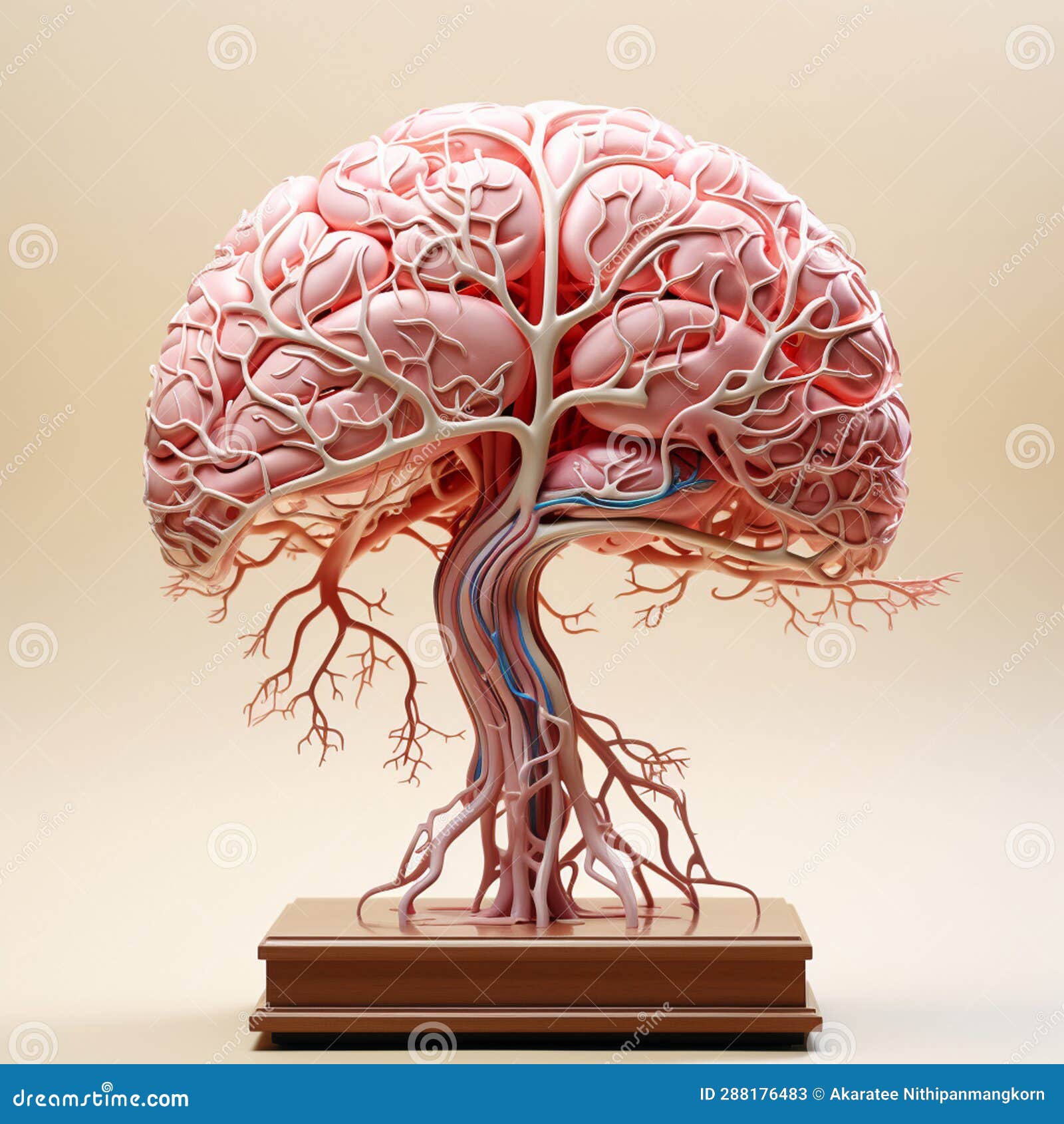 A Human Brain Model, Human Design, Smart Mind Stock Image - Image of ...