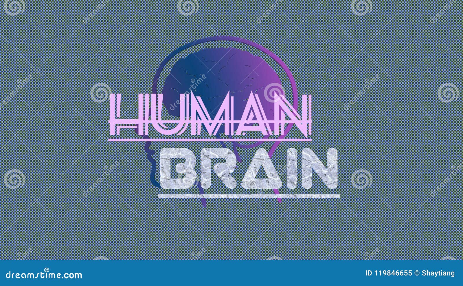 Human Brain stock illustration. Illustration of powerful - 119846655