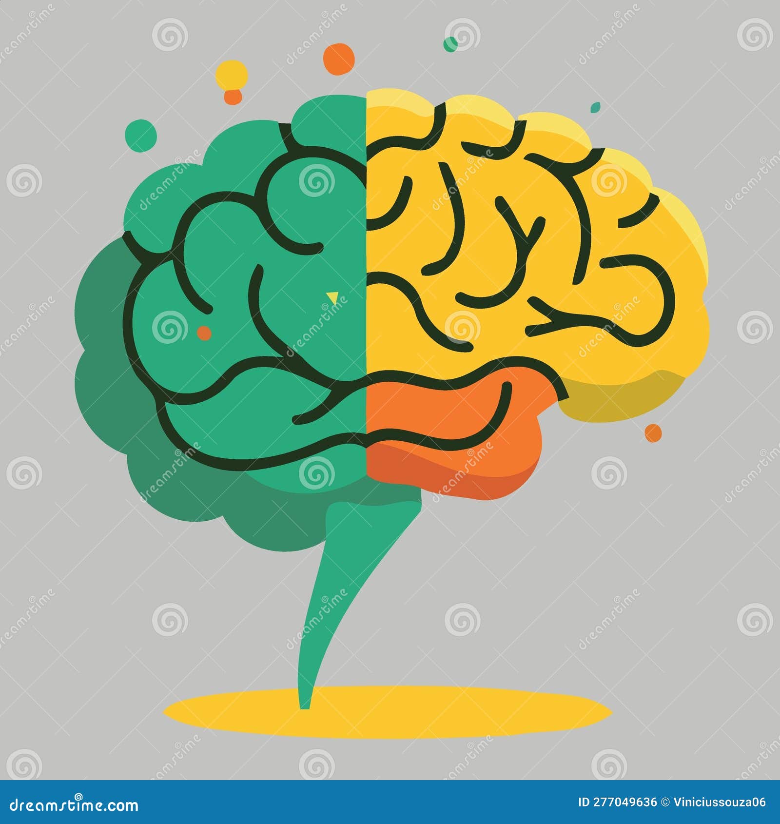 Human Brain Nervous System Logo Stock Vector - Illustration of logo ...