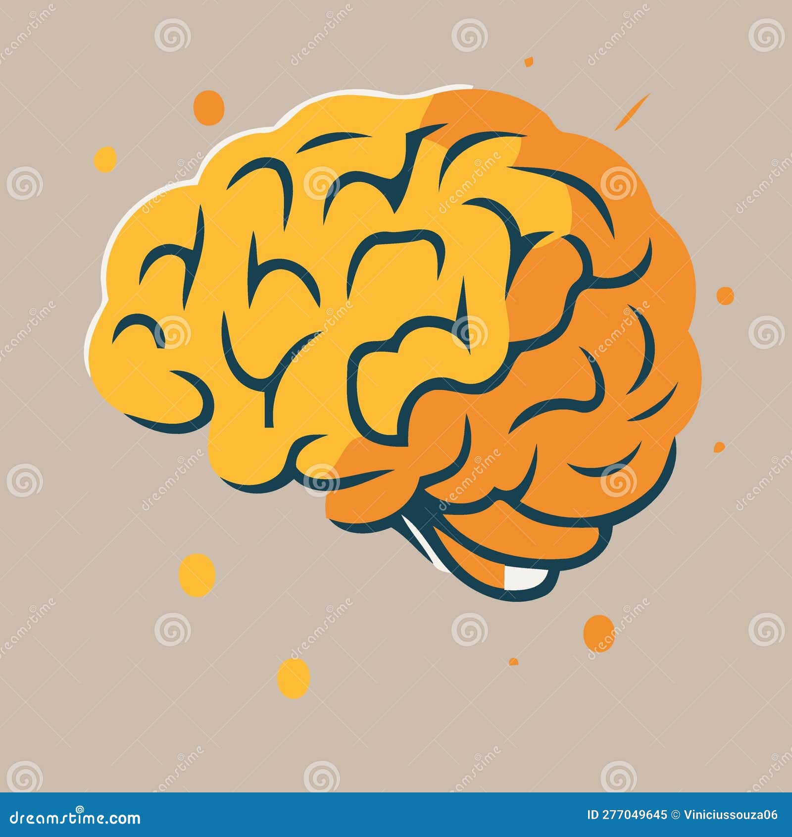 Human Brain Nervous System Logo Stock Vector - Illustration of ...