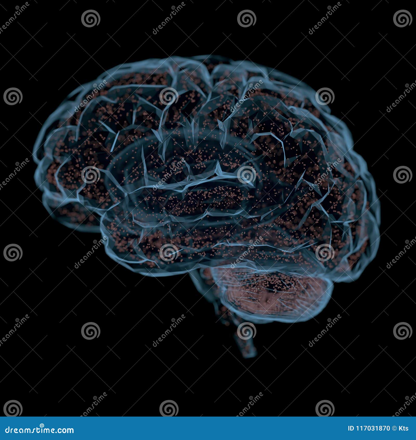 Human Brain Power Connections Stock Illustration - Illustration of ...
