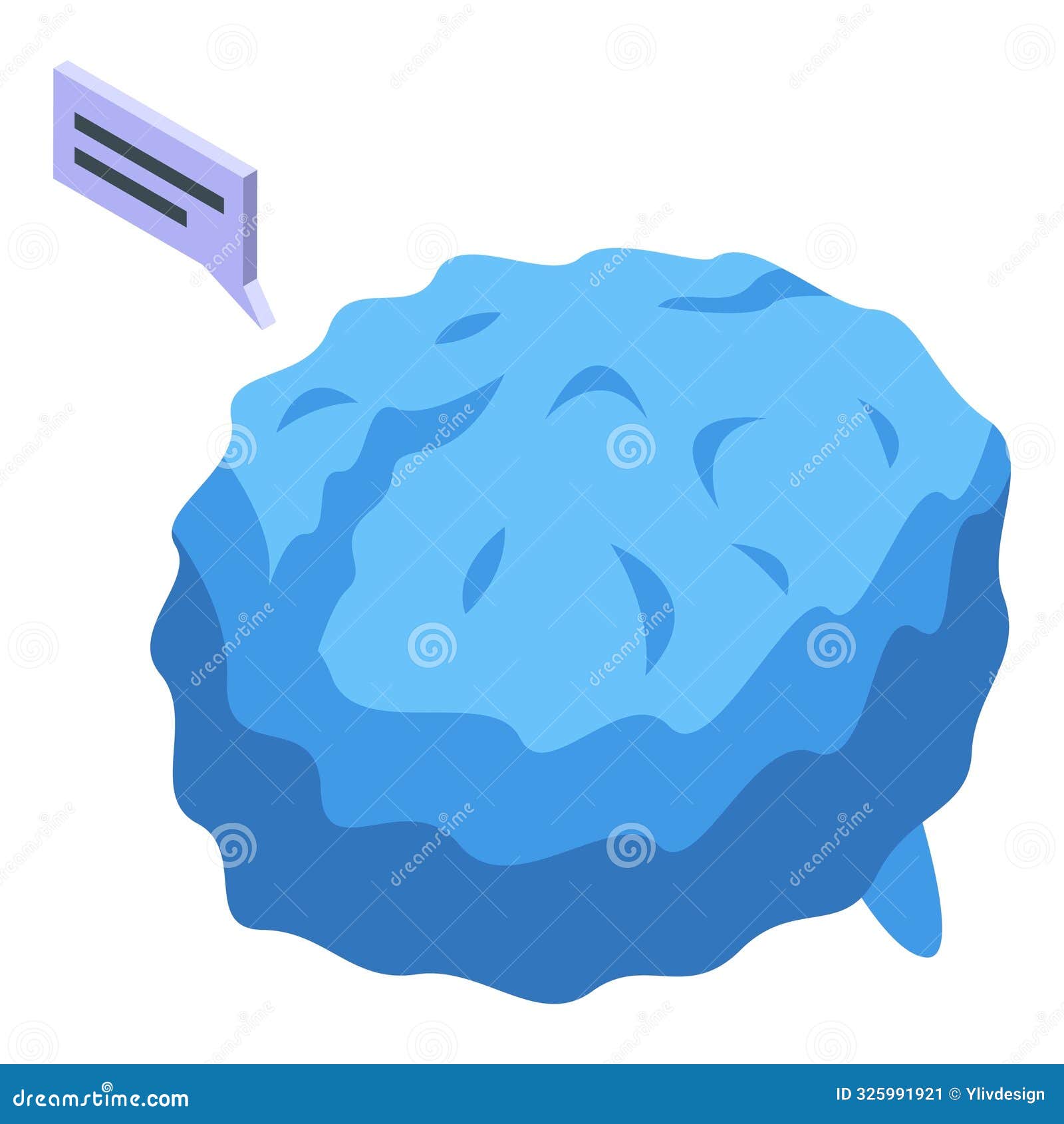 Human Brain Receiving Information through Speech Bubble Stock Vector ...