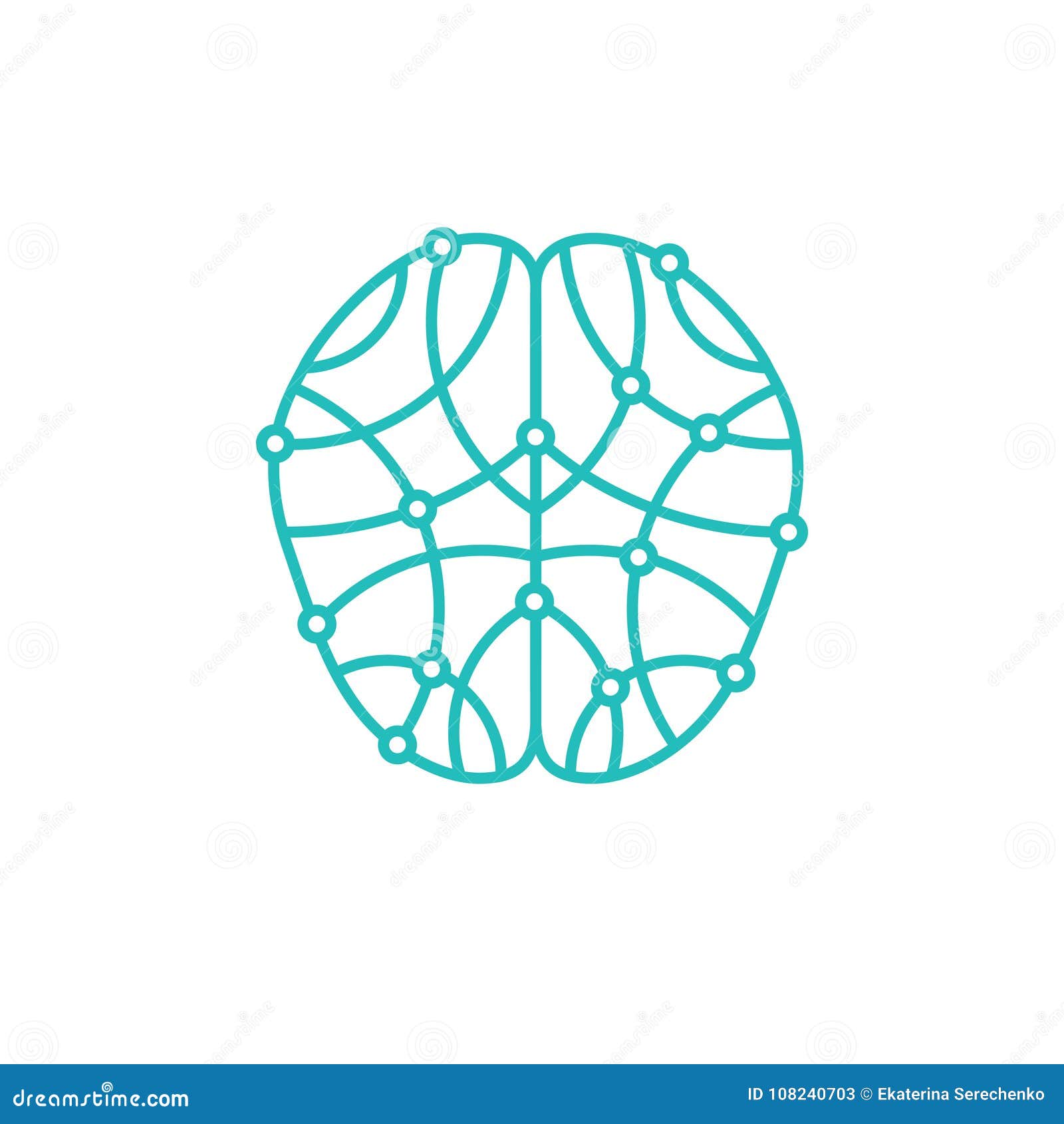 Human Brain. Brain Research Concept Stock Vector - Illustration of ...