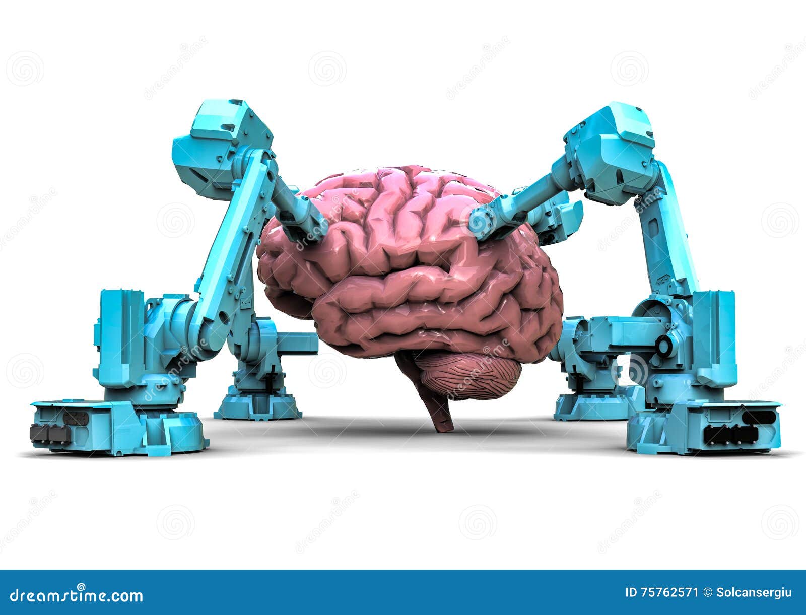 Brain Research, Business Team Closer Inspection And Testing Brain ...