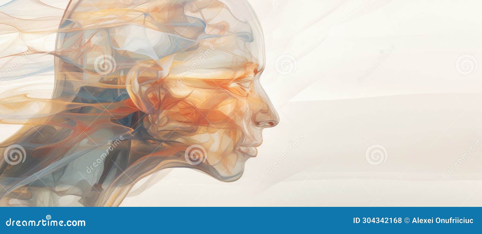 Human brain in the shape stock illustration. Illustration of health ...