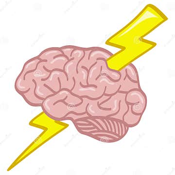 Human Brain Stroke Attack Illustration Vector Stock Vector ...