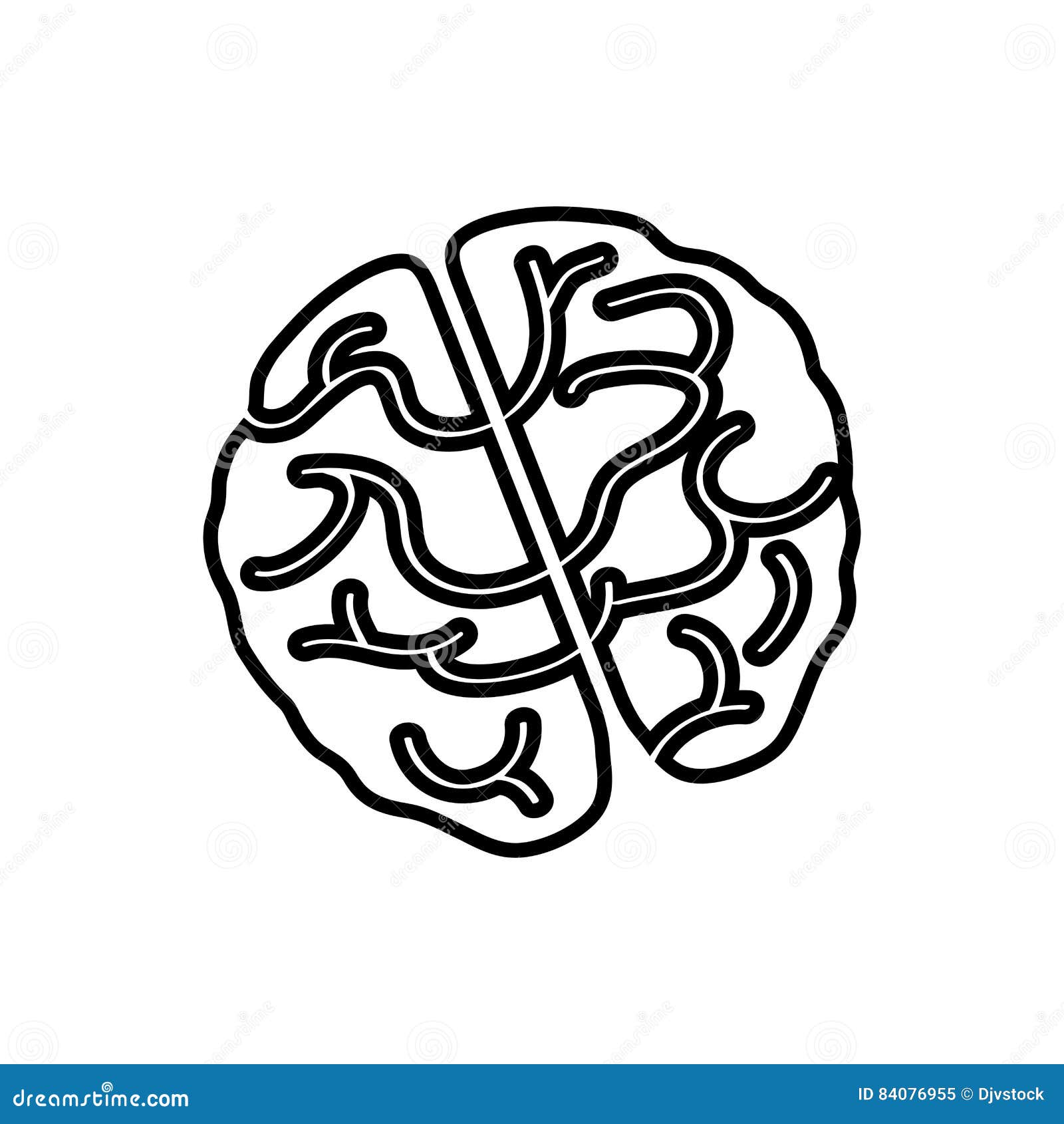 Human brain symbol stock image. Image of mental, inspiration - 84076955