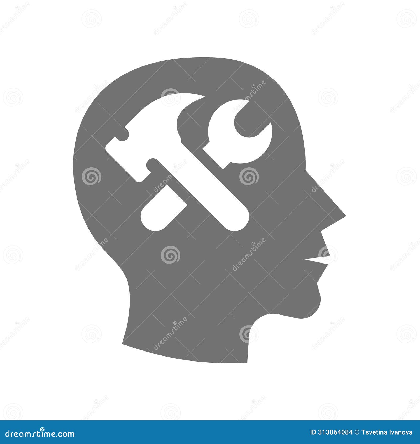 Human Brain, Thinking, Intellect and Intelligence Vector Stock Vector ...