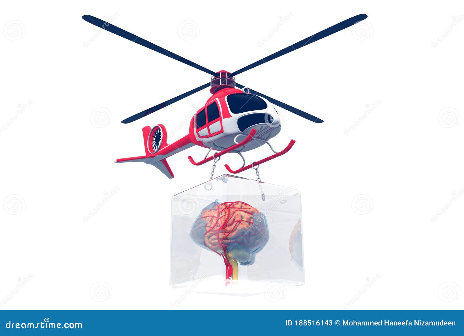 Human brain transportation stock illustration. Illustration of ...