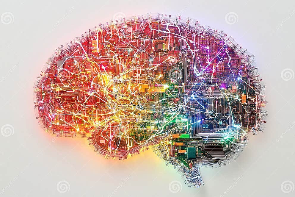 Human Brain, but instead of the Usual Anatomical Structure, it is ...