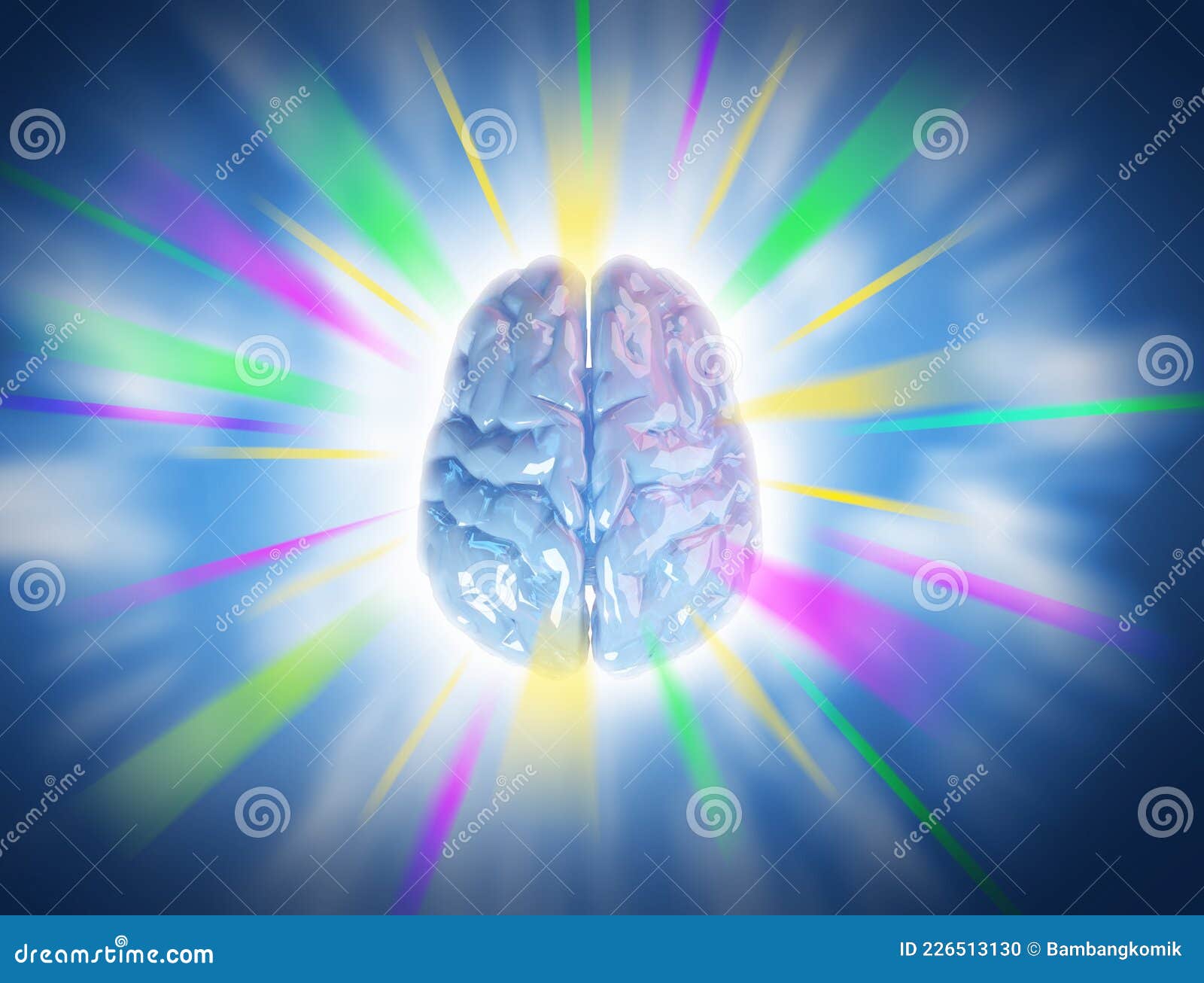 Human Brain Intelligence Creativity Genius Stock Photo - Image of human ...