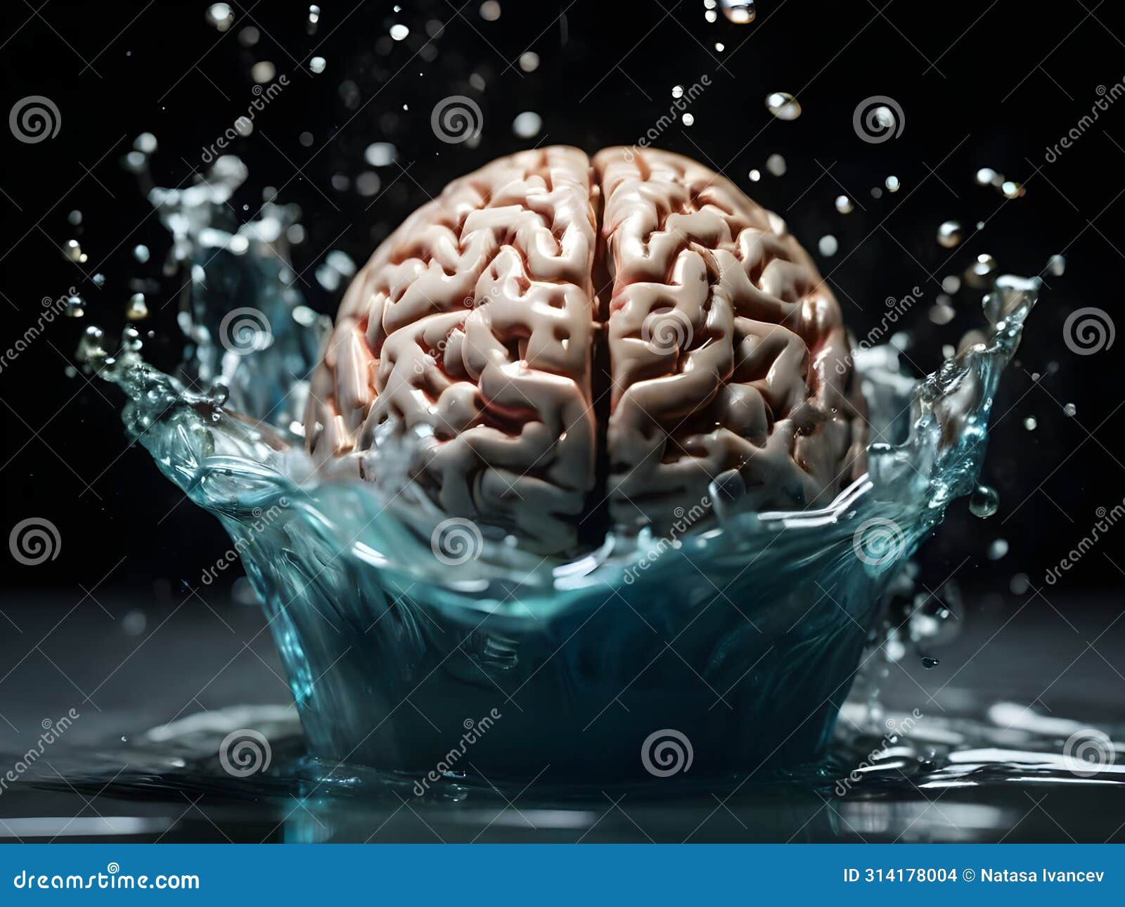 Brain Wash Logo Design Vector Illustration | CartoonDealer.com #324857542