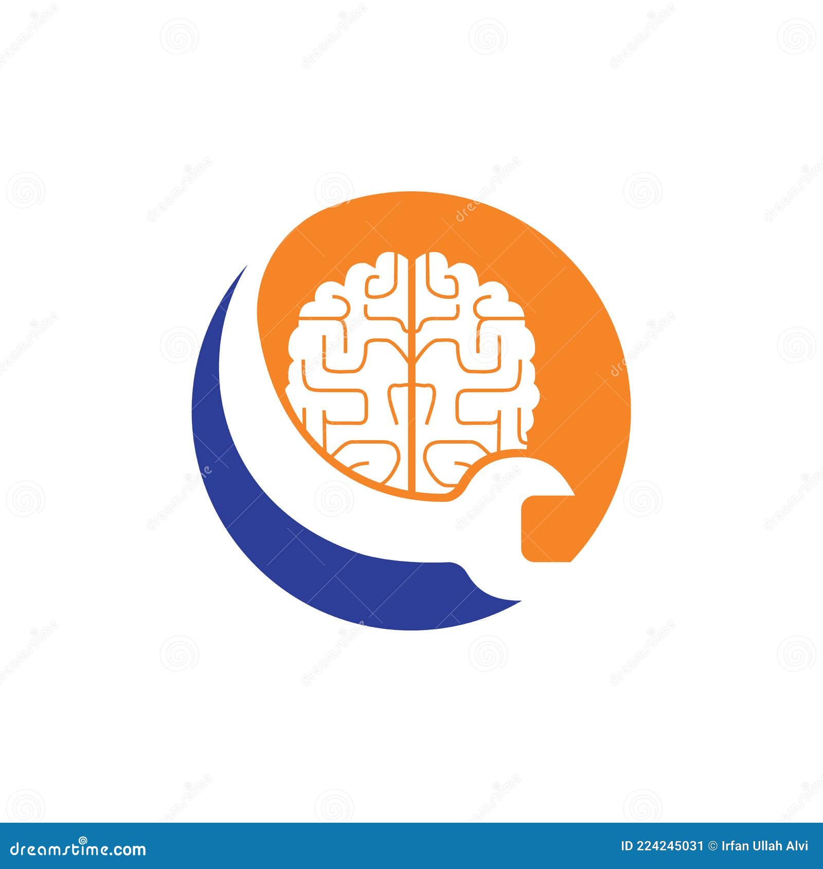 Brain Repair Vector Logo Design. Brain and Wrench Icon Logo Design ...