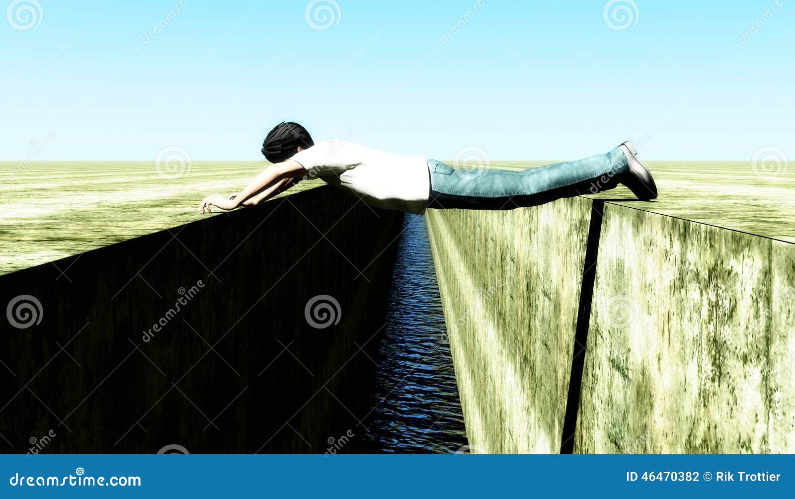 Human Bridge stock illustration. Illustration of bridge - 46470382