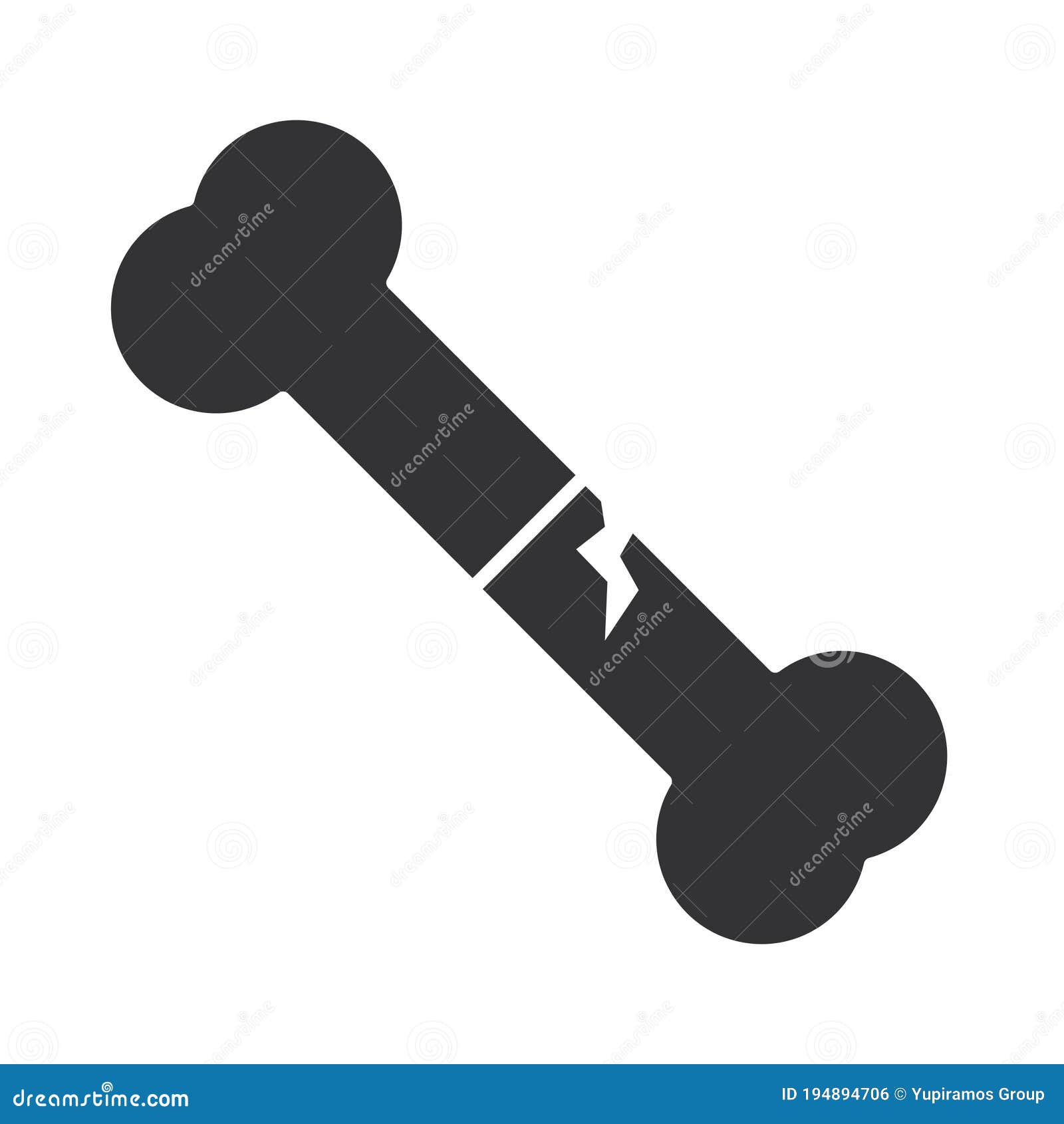 Human Broken Bone World Disability Day, Silhouette Icon Design Stock ...