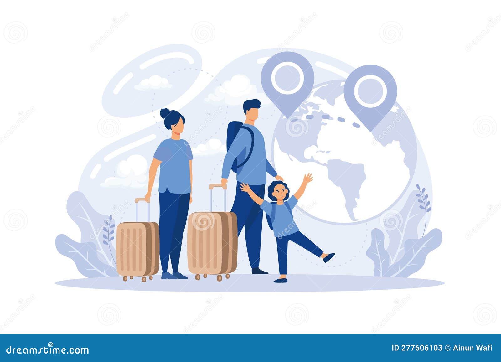 Start Up Visa Neon Light Icon Temporary Residence Permit Travel