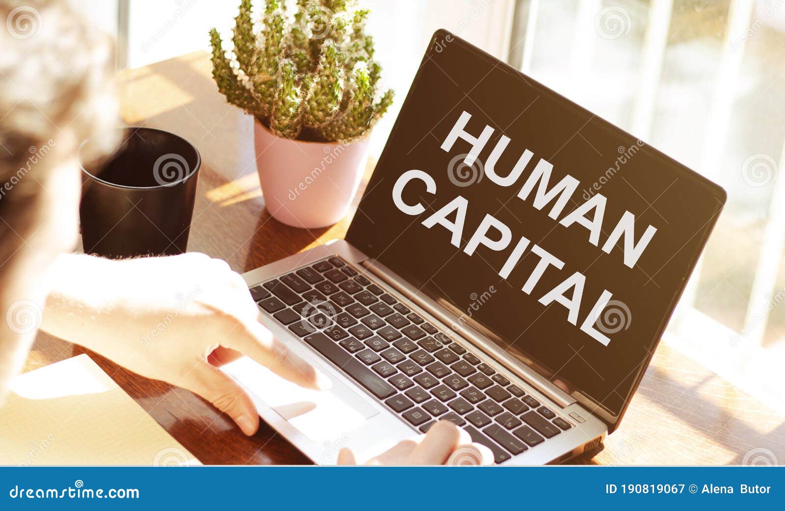 HUMAN CAPITAL Social Networking Technology Innovation Concept Stock ...