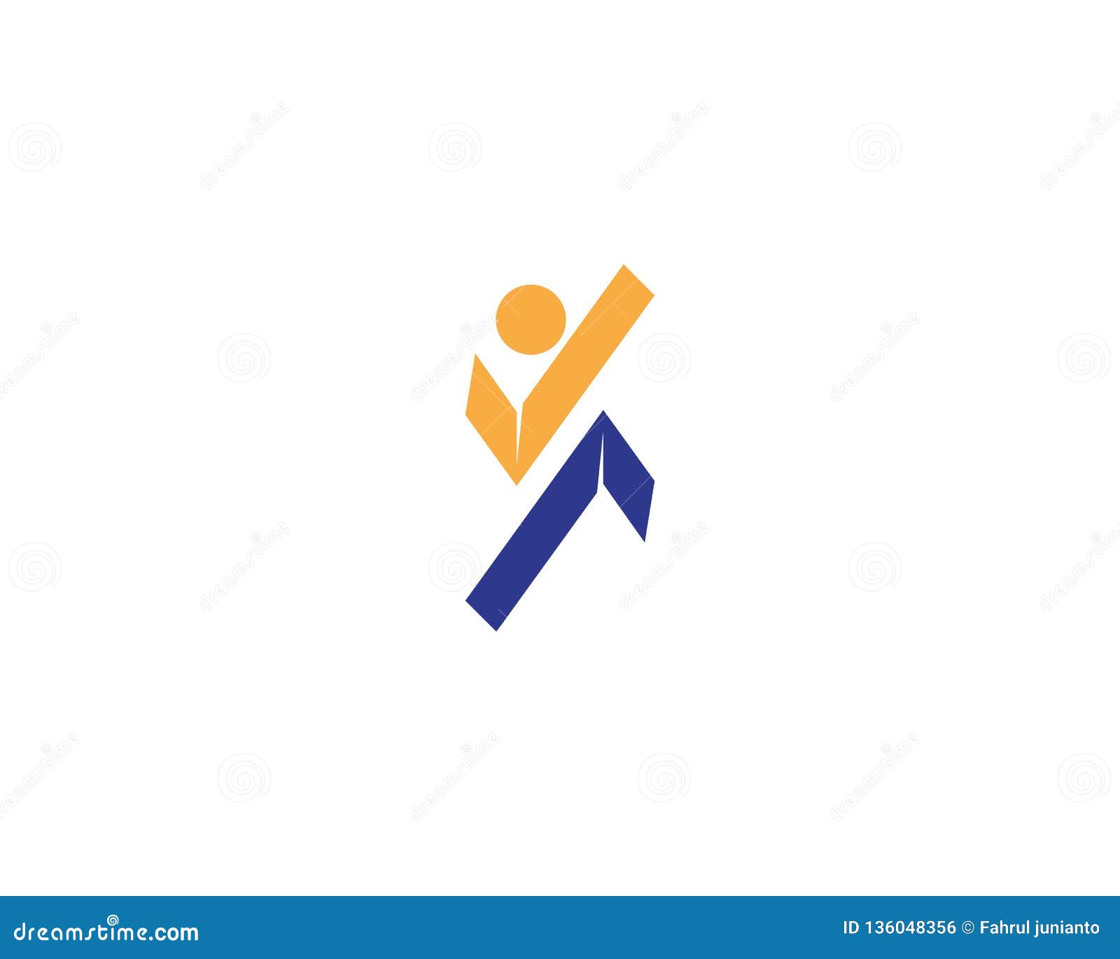 Human Caracter Logo Design Template Stock Vector - Illustration of ...