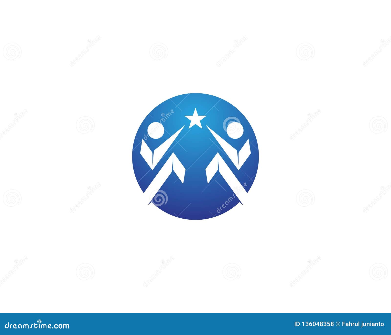 Human Caracter Logo Design Template Stock Vector - Illustration of ...
