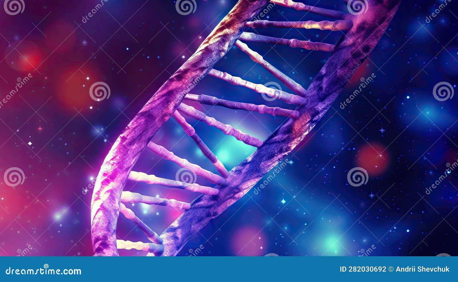 Human Cell Biology DNA Molecular Structure. Generative AI Stock ...
