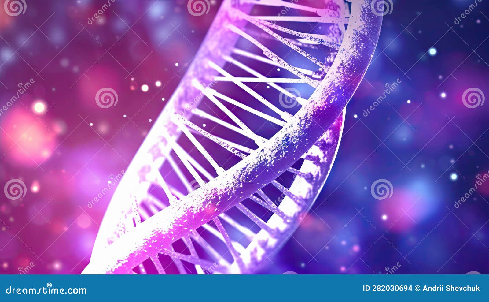 Human Cell Biology DNA Molecular Structure. Generative AI Stock ...