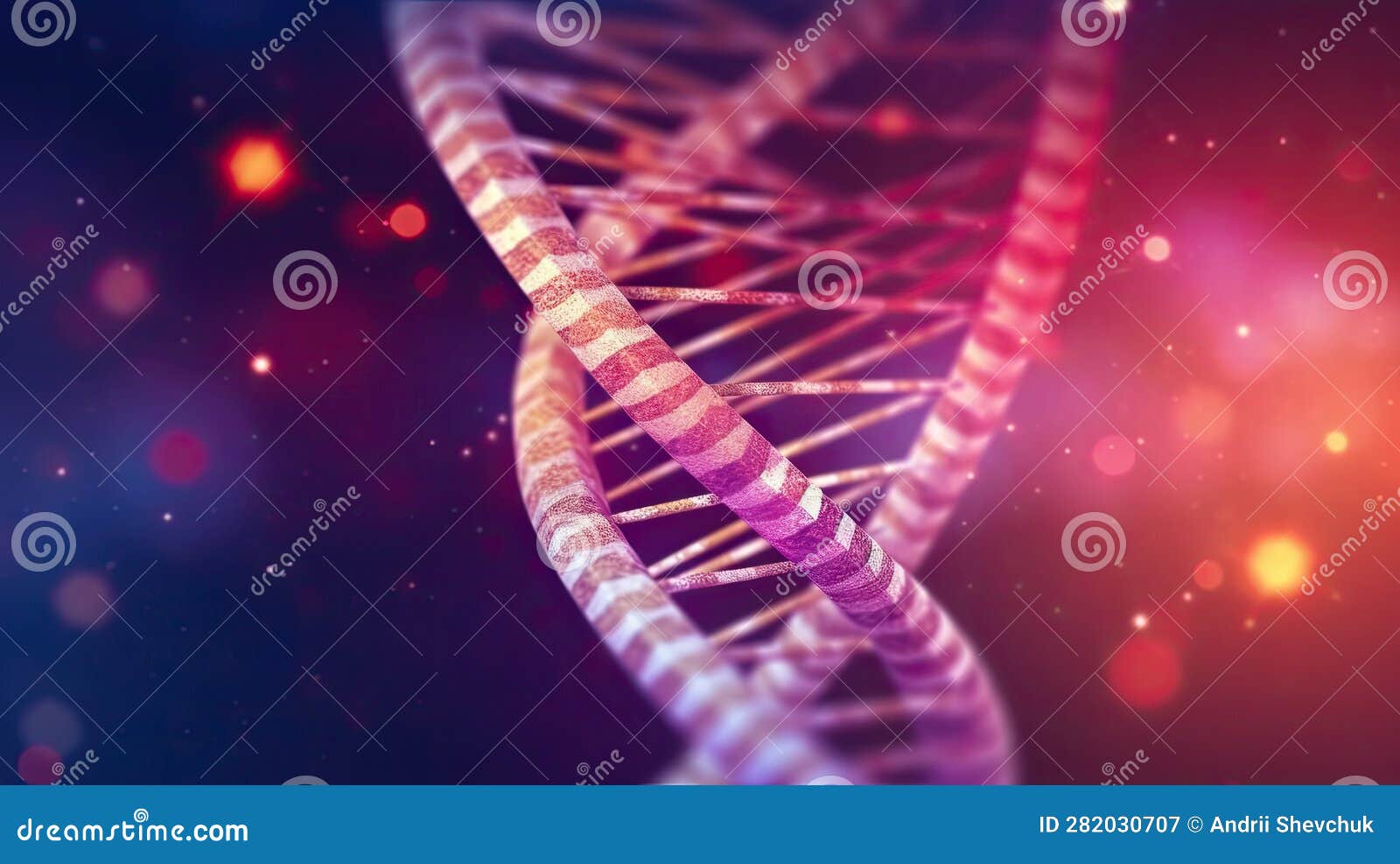 Human Cell Biology DNA Molecular Structure. Generative AI Stock ...