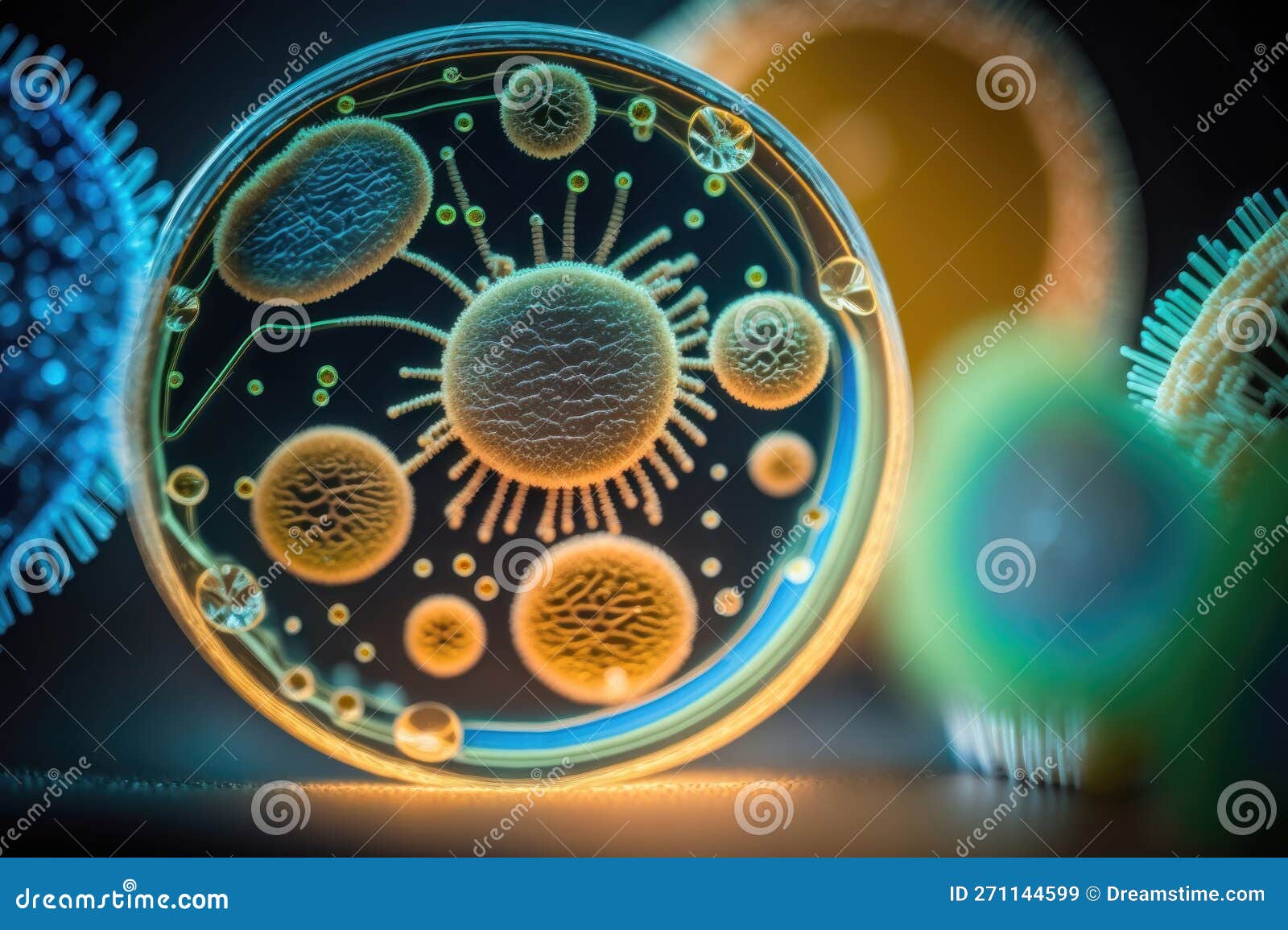 Human Cell or Embryonic Stem Cell. AI Generation Stock Illustration ...