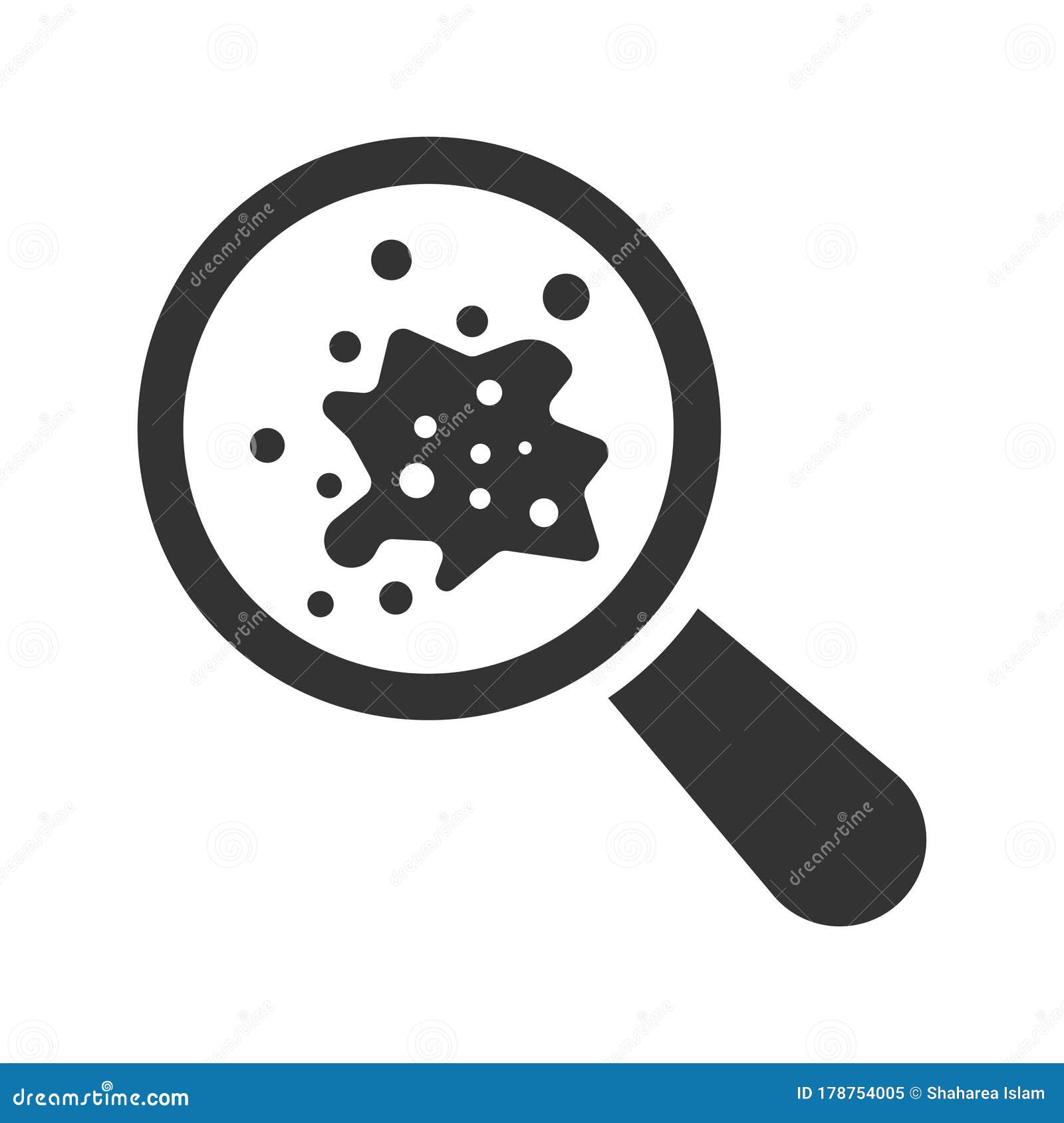 Human Cell Icon stock vector. Illustration of cell, biology - 178754005