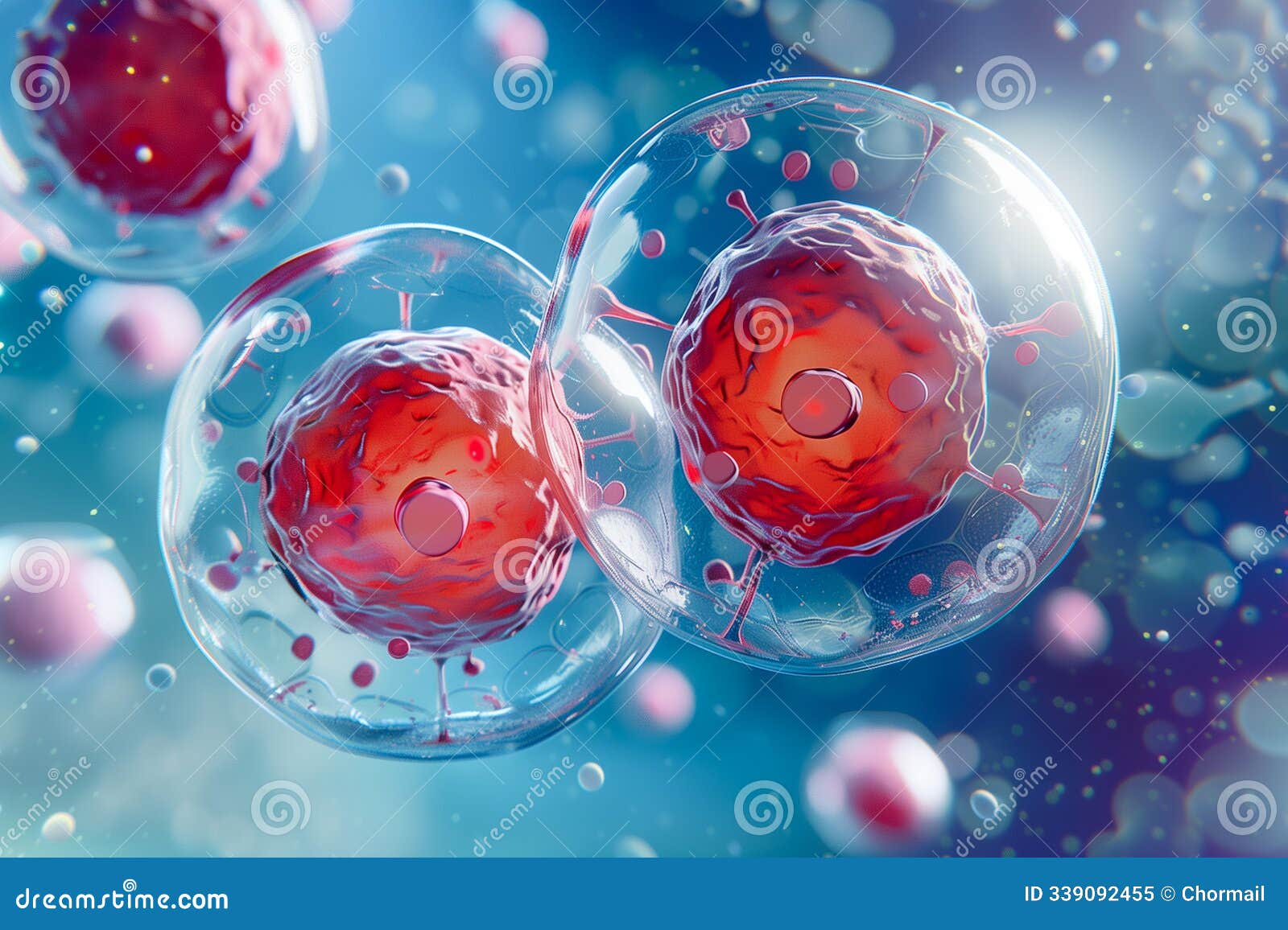 Dna Cell Molecule Background Vector Background. | CartoonDealer.com ...