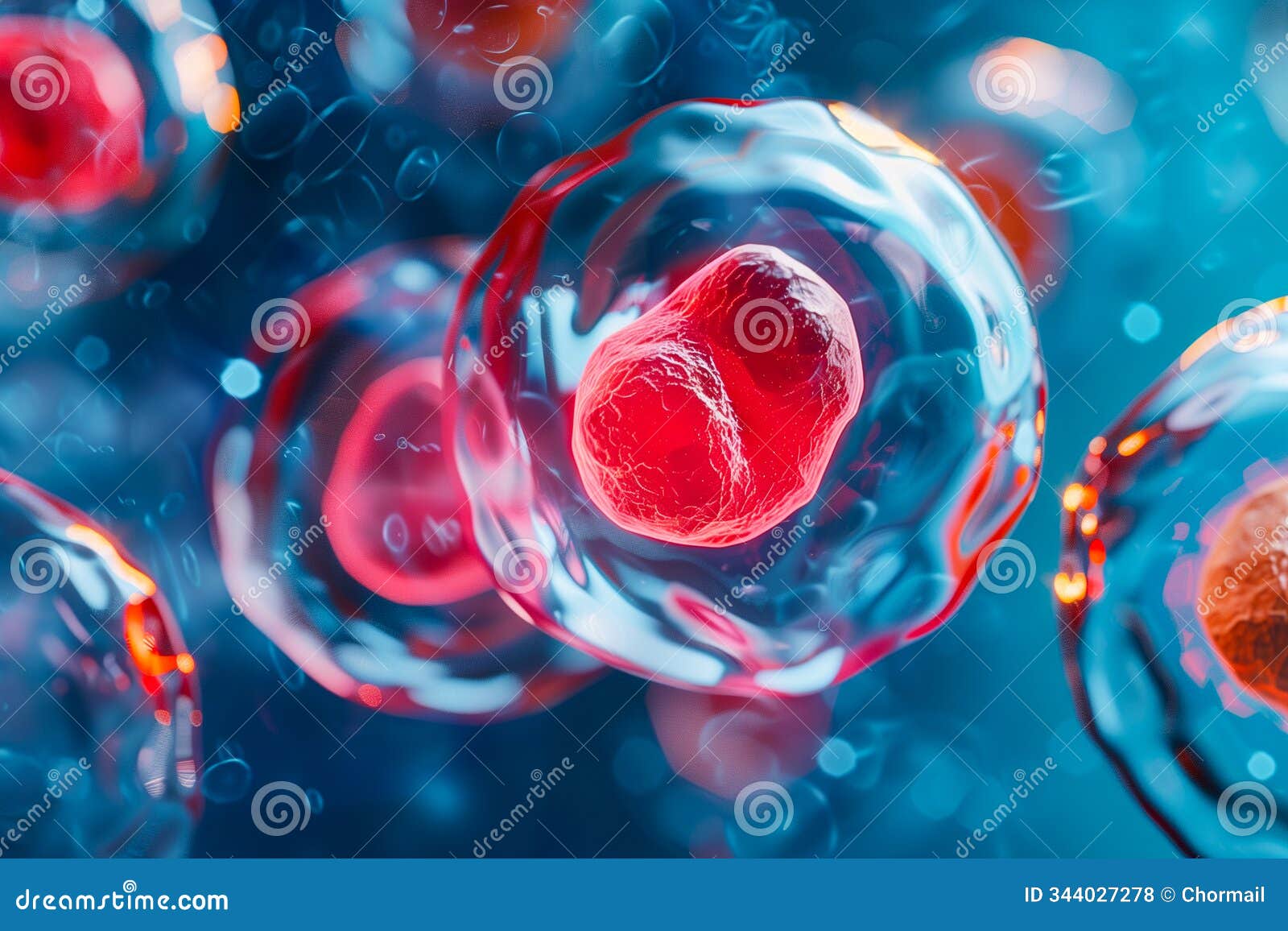 Dna Cell Molecule Background Vector Background. | CartoonDealer.com ...